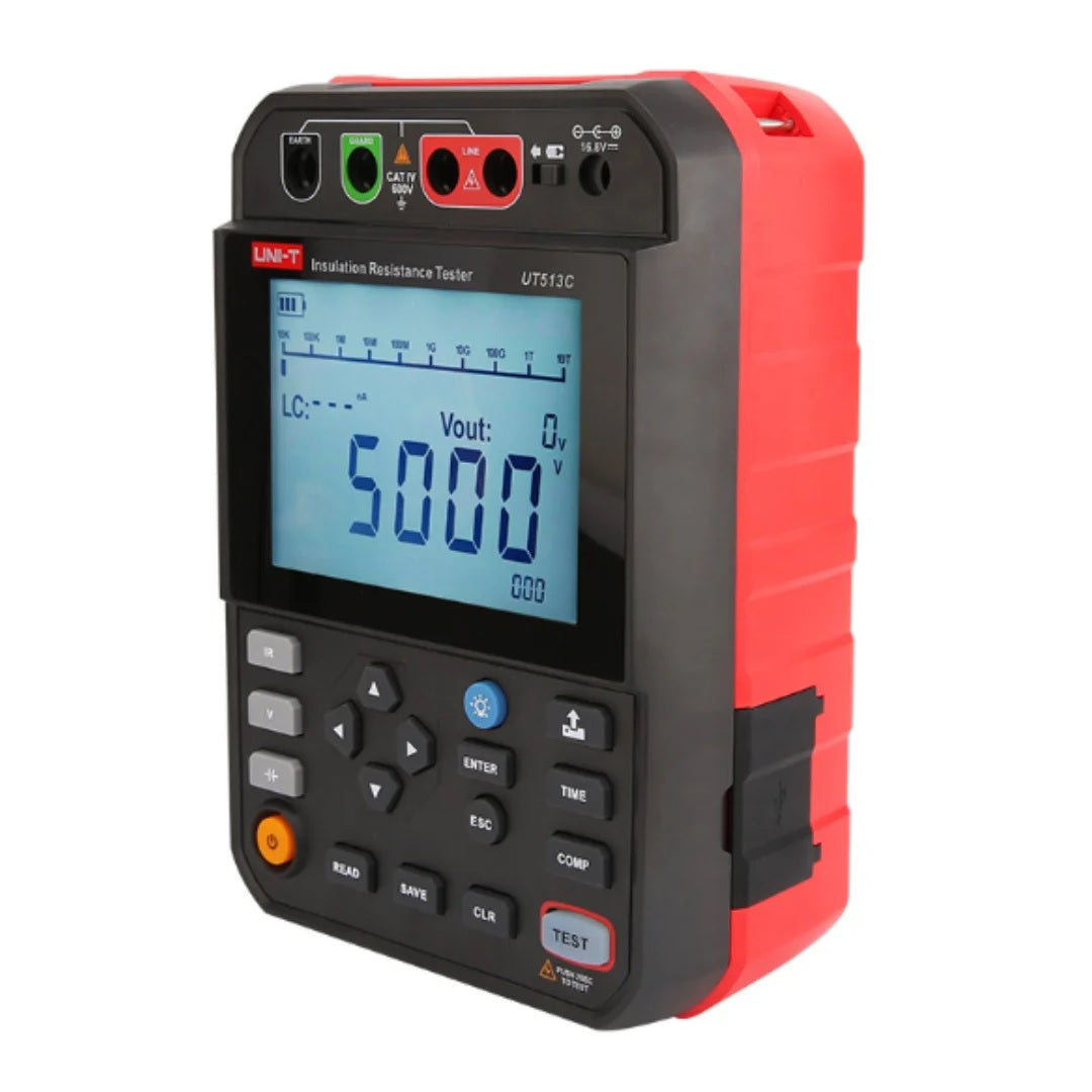 UT-513C*Medidor de Aislamiento 1T-5T OHS /5000V MEGGER Uni-T – Grupo Tpm